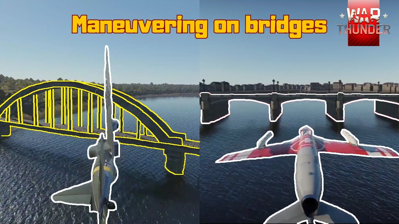 War Thunder Maneuvering on Bridges - YouTube
