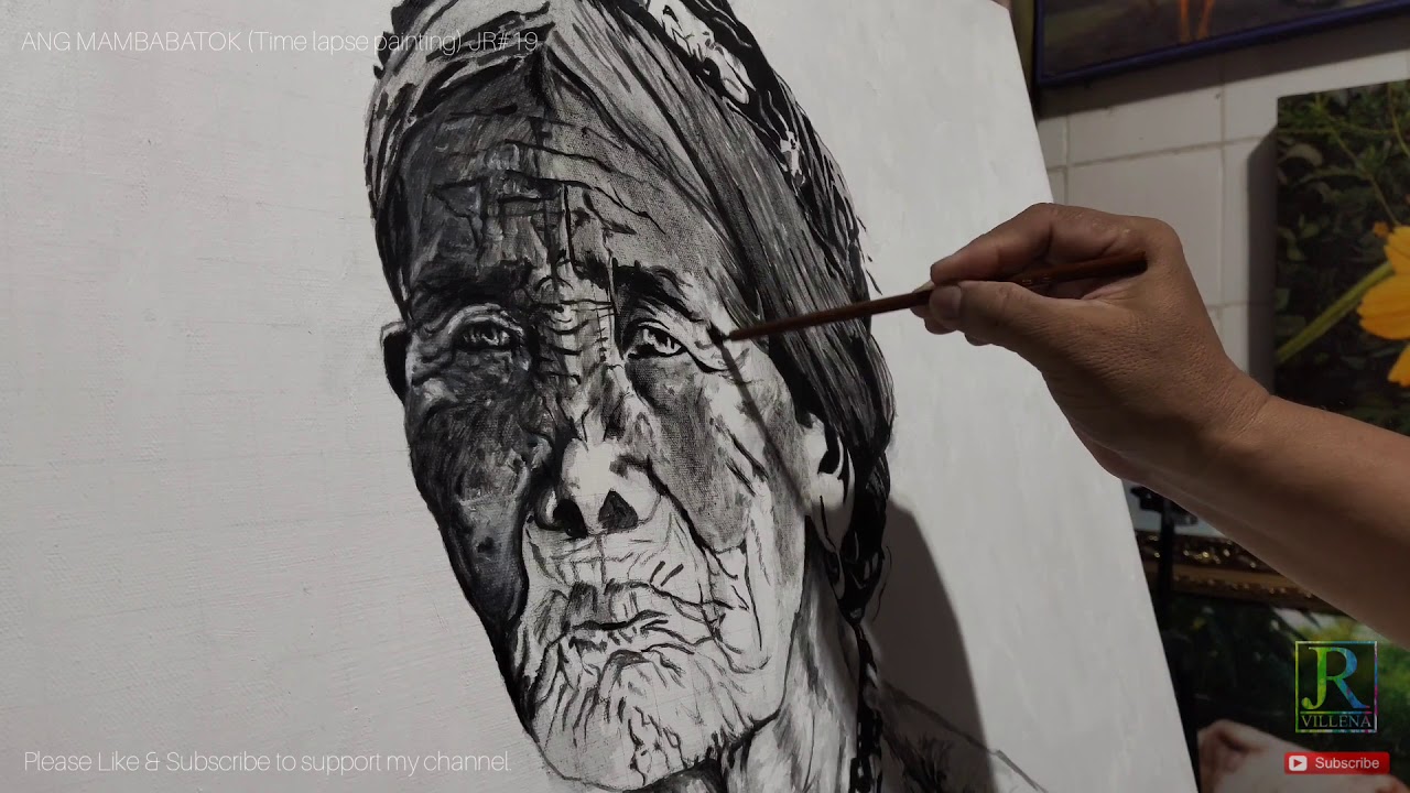 ANG MAMBABATOK (Time lapse Painting) JR#19 - YouTube
