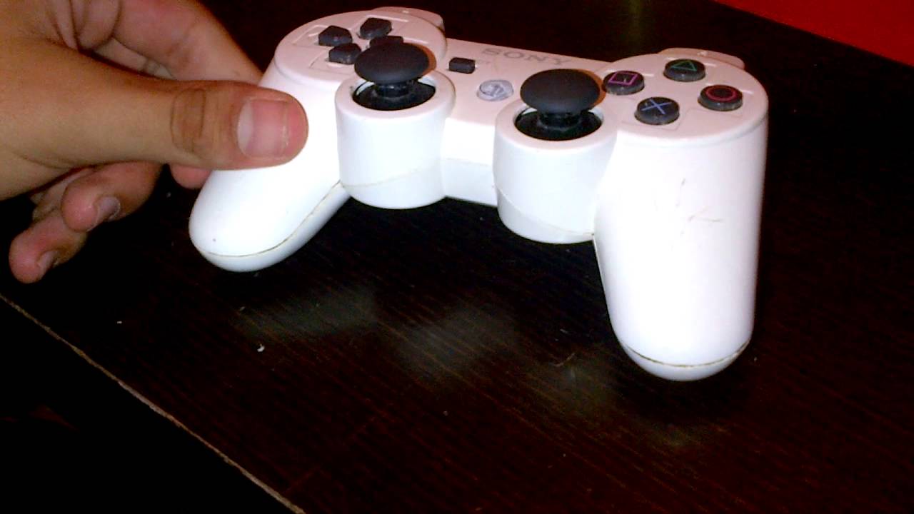 Mi nuevo mando de ps3 en blanco - YouTube