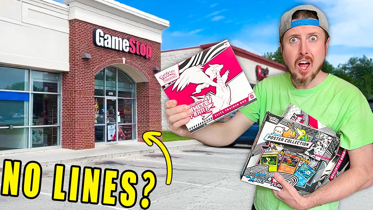 No Waiting in Line for New Pokemon Cards at GameStop? - YouTube