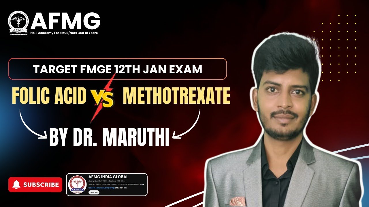 FOLIC ACID vs METHOTREXATE || TARGET FMGEJAN25 - YouTube