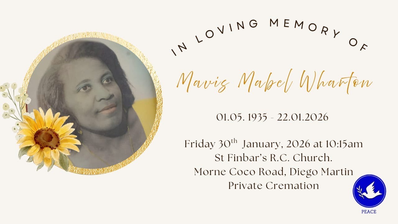 Funeral Tribute Service Of Mavis Mabel Wharton - YouTube