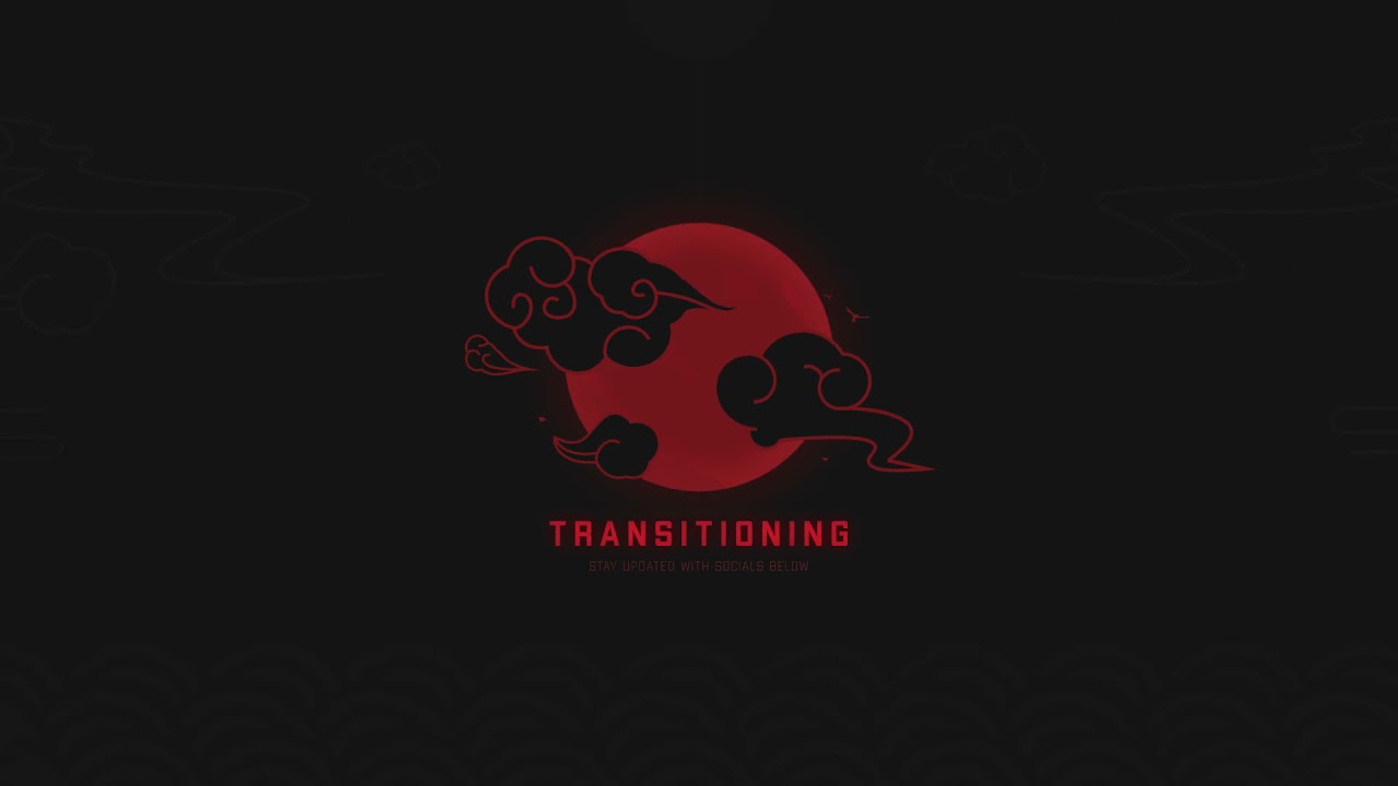 Japanese Clouds Twitch Overlay Stream Package | Akatsuki Kurotuski ...