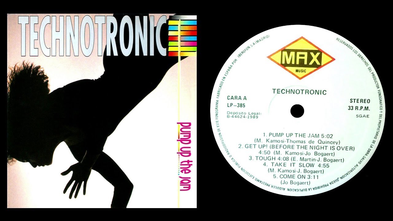 Technotronic - Pump Up the Jam - Vinilo - YouTube