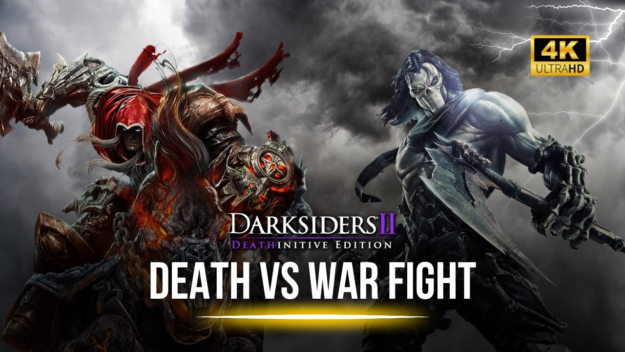 Death Vs War Full Fight (CrowFather) - Darksiders 2 Deathinitive ...