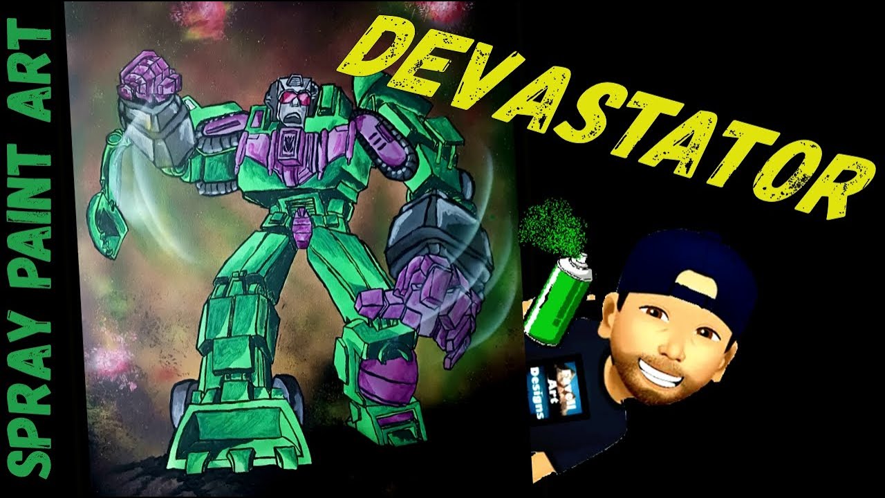 Villain's Month Begins! Decepticon Devastator | Transformers Spray ...