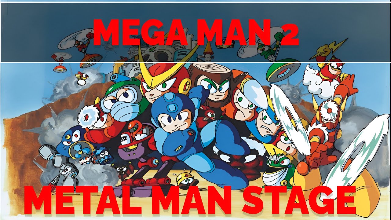 Mega Man 2 - Difficult Mode - Metal Man - Part 01/14 - YouTube