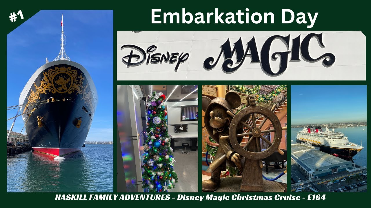 DISNEY MAGIC CHRISTMAS CRUISE Embarkation / Port of San Diego - Cabanas ...