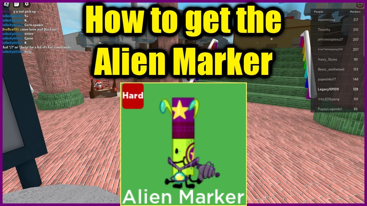 How to get the Alien Marker | Find the Markers (222) - Roblox - YouTube
