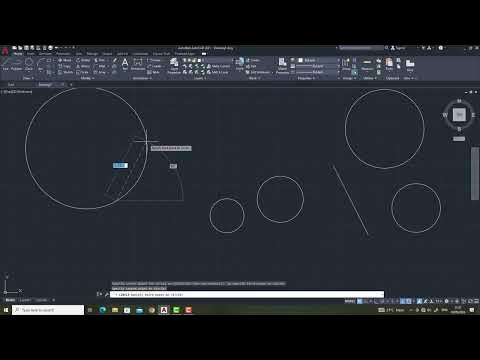 Autocad Types of Circles and How do we Draw in Simple ways - YouTube