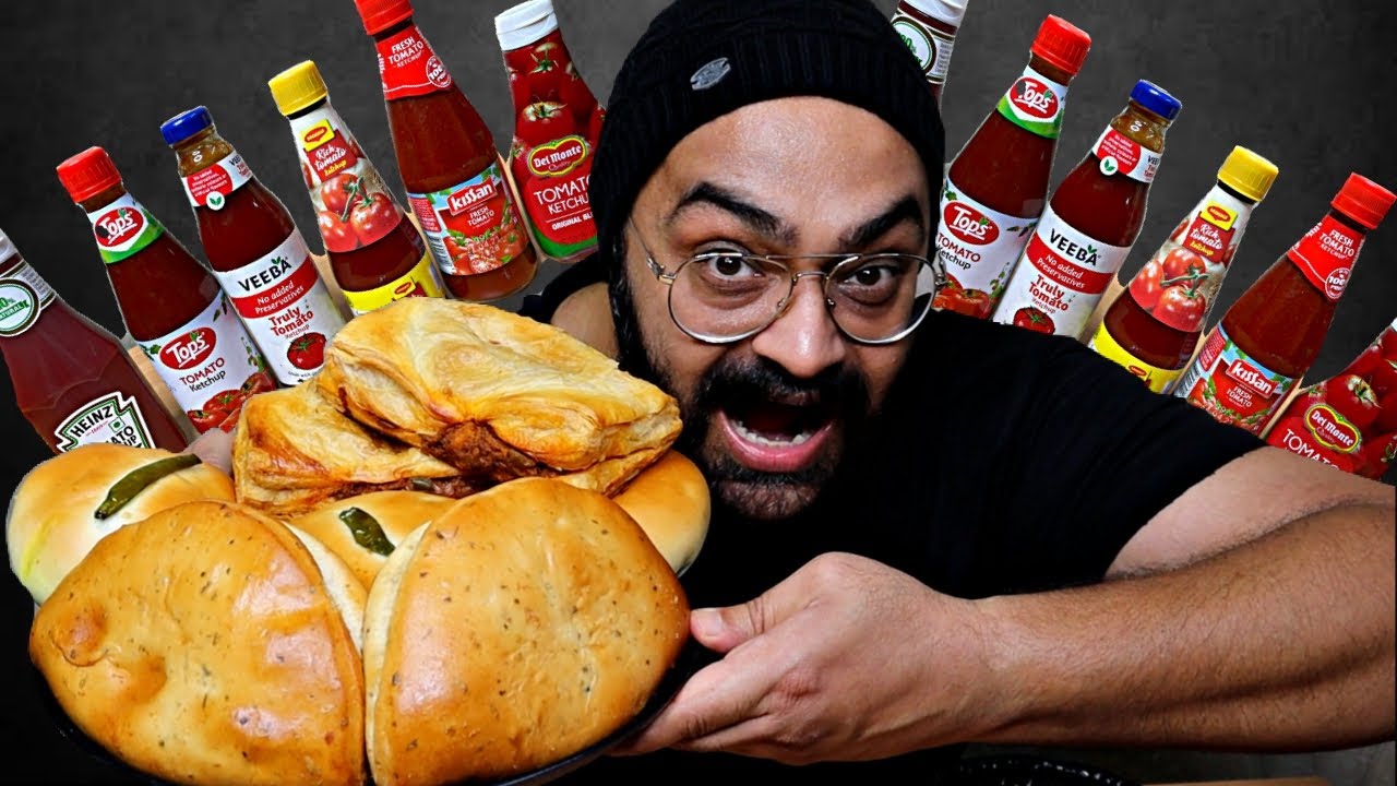 BLIND TASTING for searching best TOMATO KETCHUP 🍅😍 | Bhooka Saand - YouTube