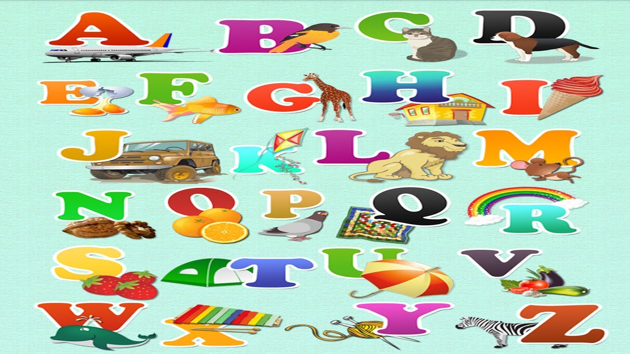 Kids Learn ABC flash card from A to Z for Preschool Learn ABC Alphabet ...