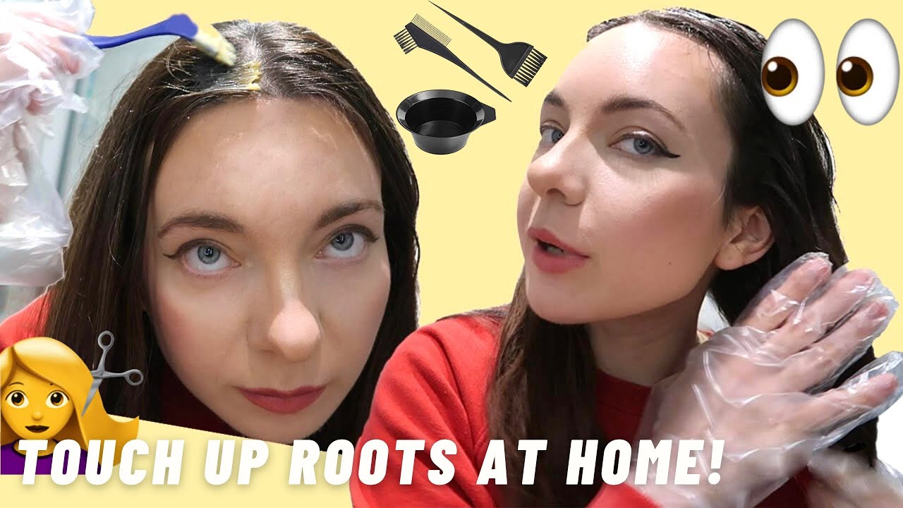 How I Dyed My Roots For The First Time Ever | Vicky Bubbles - YouTube