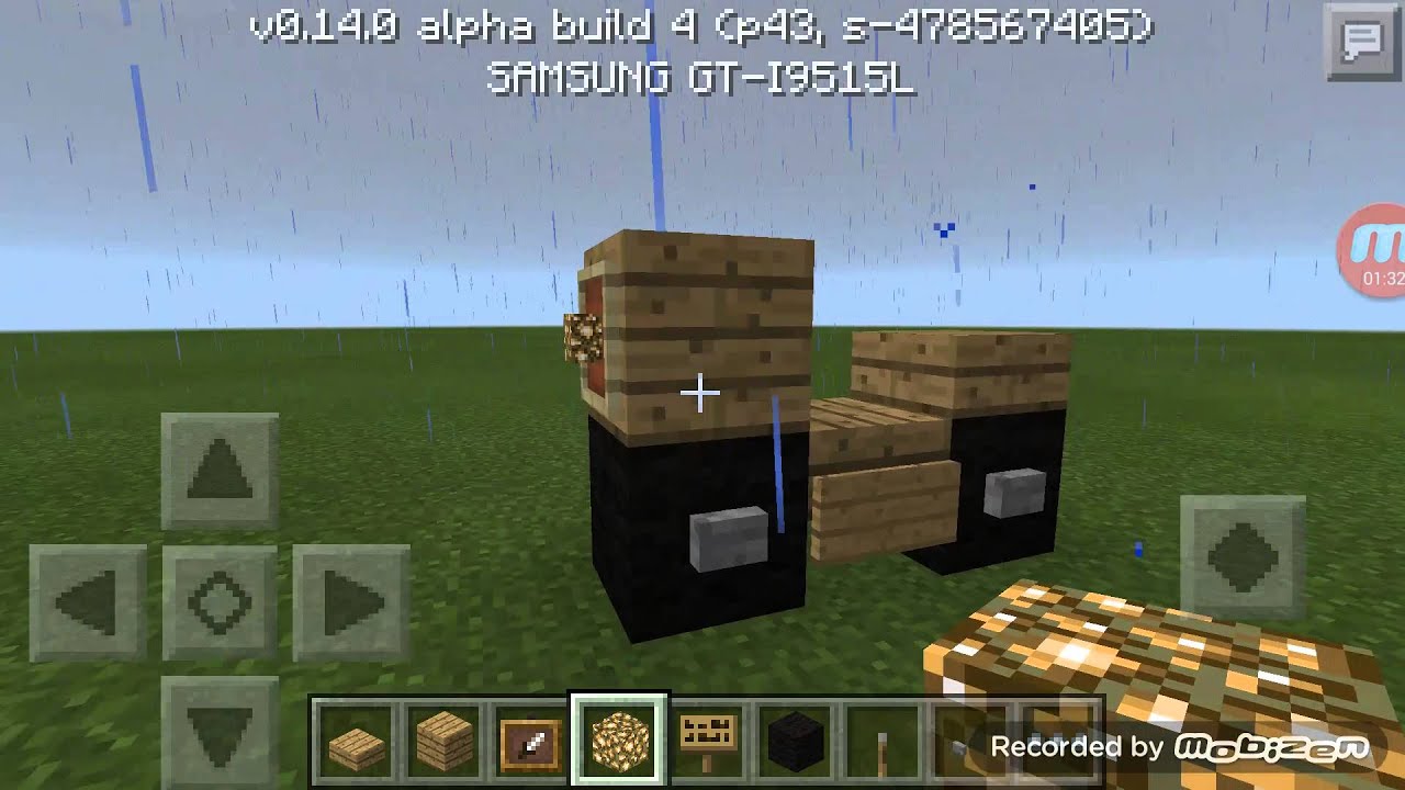 Como fazer uma moto no minecraft pe - YouTube