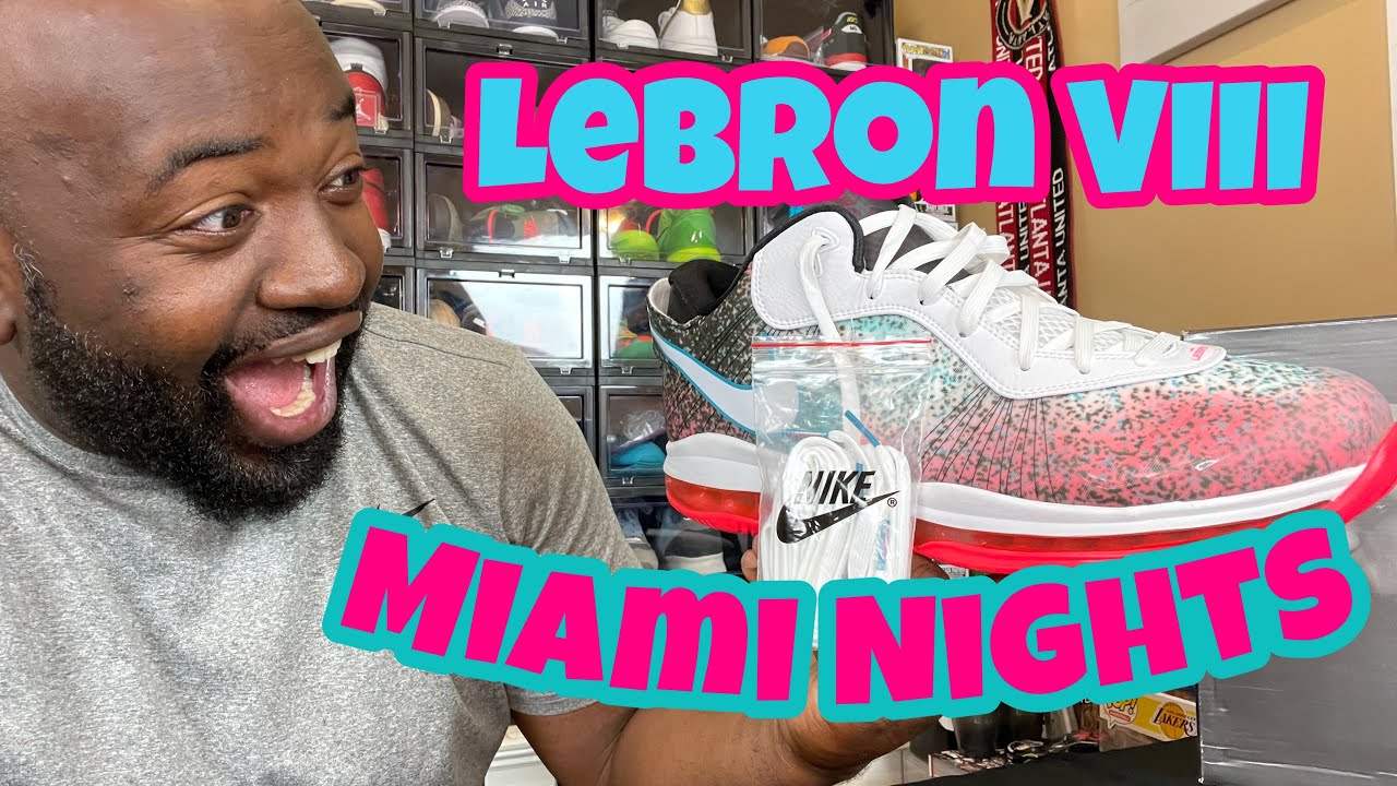 Miami Night Lebron 8 On Feet