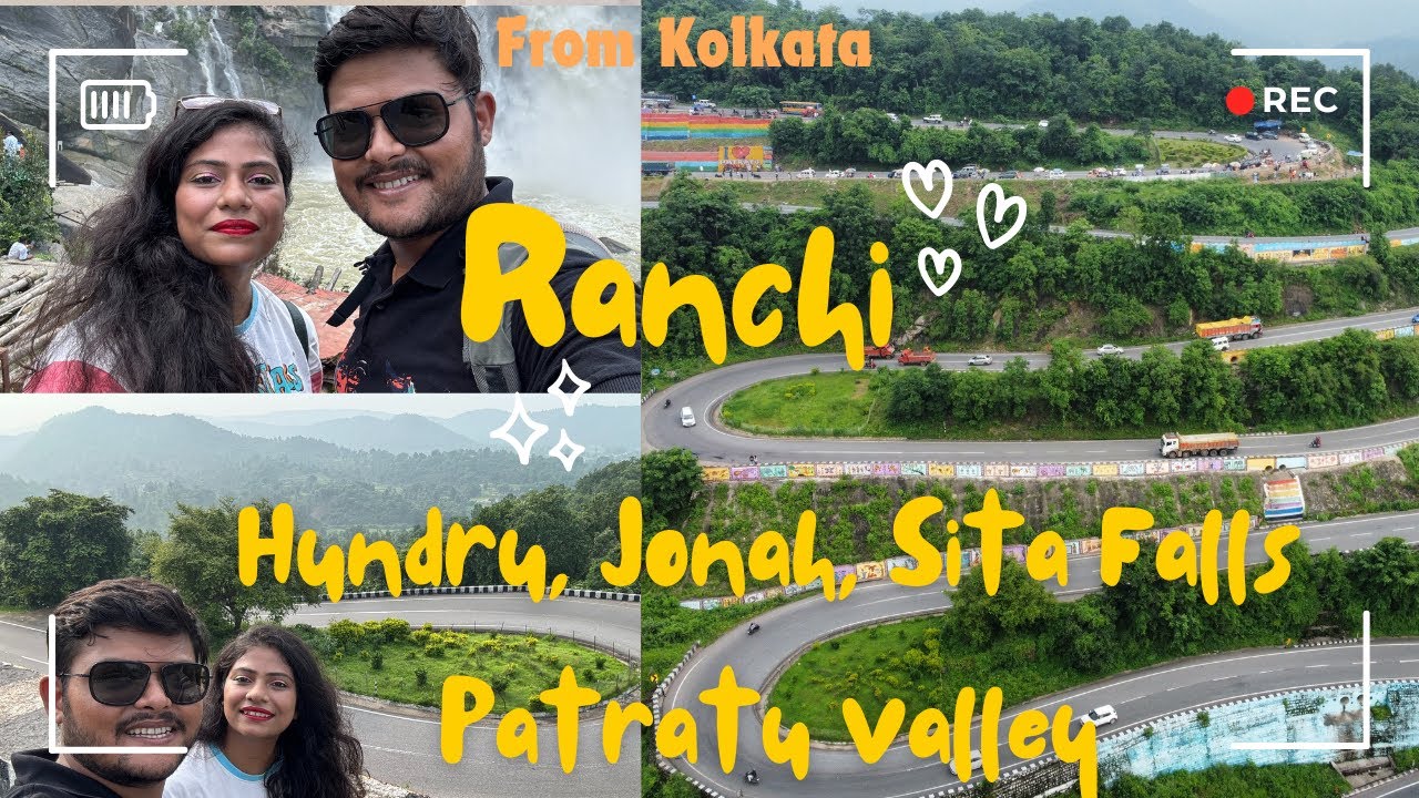 Kolkata to Ranchi Roadtrip| Ranchi Sightseeing| Hundru Falls| Patratu ...
