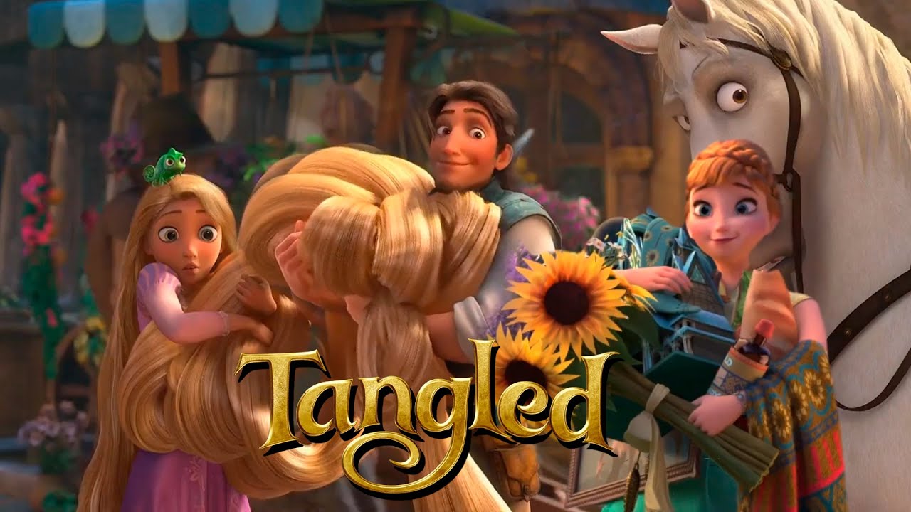 Princess Anna and Elsa help Rapunzel to reach the Lanterns | Frozen 3 ...