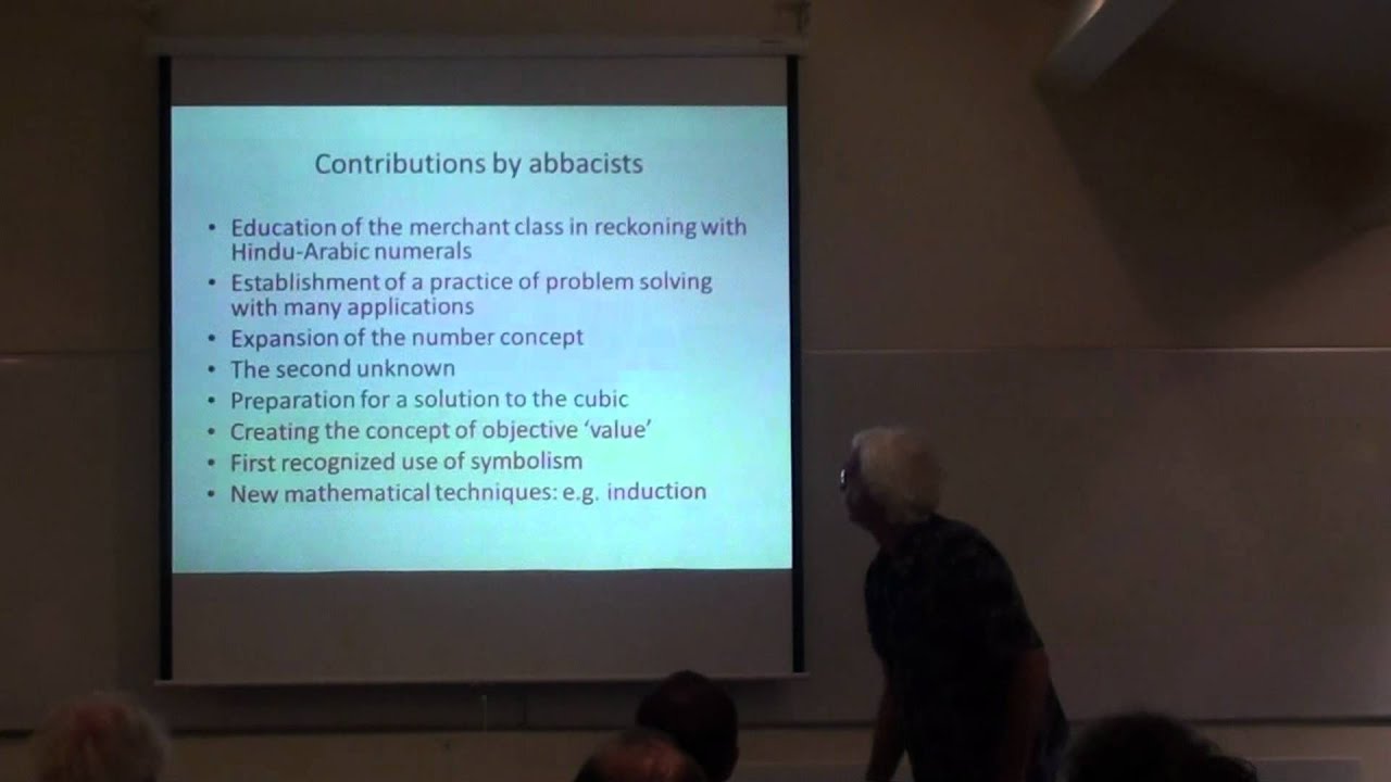 Albrecht Heeffer. The Abbaco mathematical culture (1300 - 1500) - YouTube