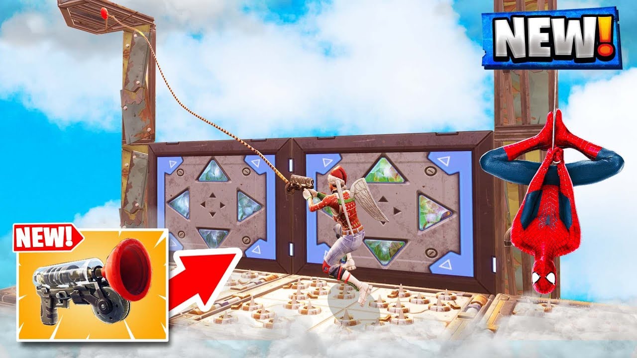 *NEW* Grappler Gun Minigame! The Spider-Man Challenge In Fortnite ...