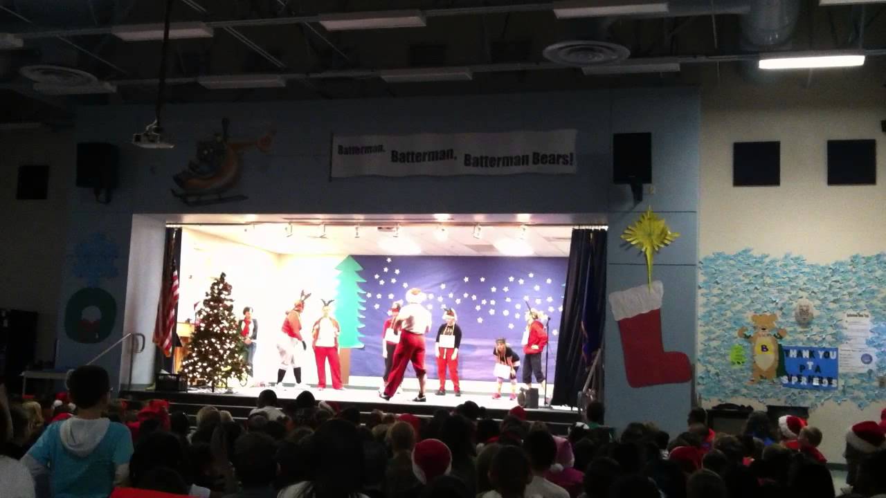 Holiday Extravaganza 3rd Grade Skit Batterman Elementary - YouTube