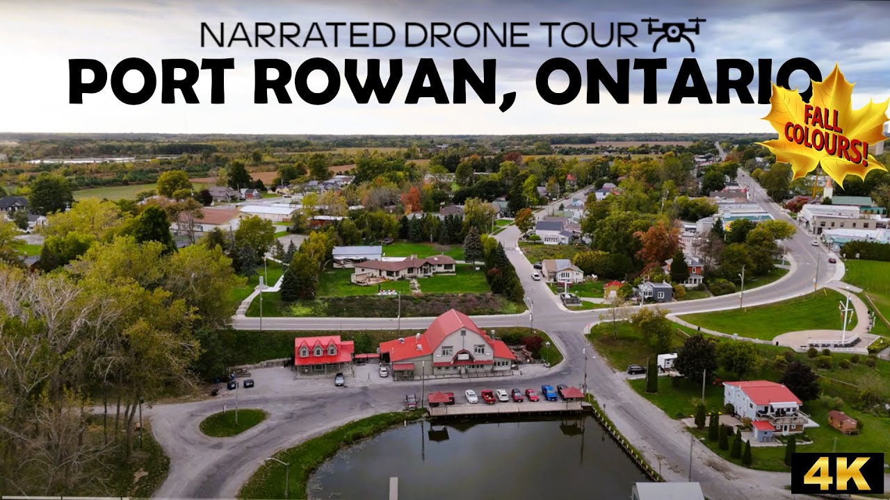 🍂 Port Rowan, Ontario Fall Colours | 4K Drone Captures 🌅 - YouTube