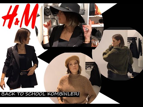 H&M I ÜNİVERSİTE - BACK TO SCHOOL KOMBİNLERİ I VLOG