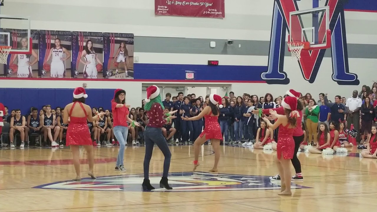 VMHS ASL Club Christmas Pep Rally 2017 - YouTube