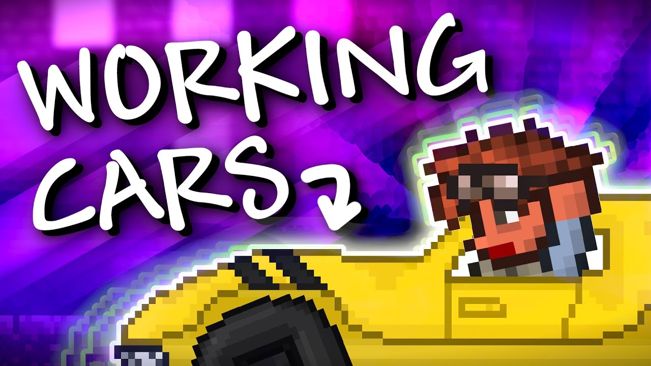 Terraria but with WORKING CARS! - YouTube
