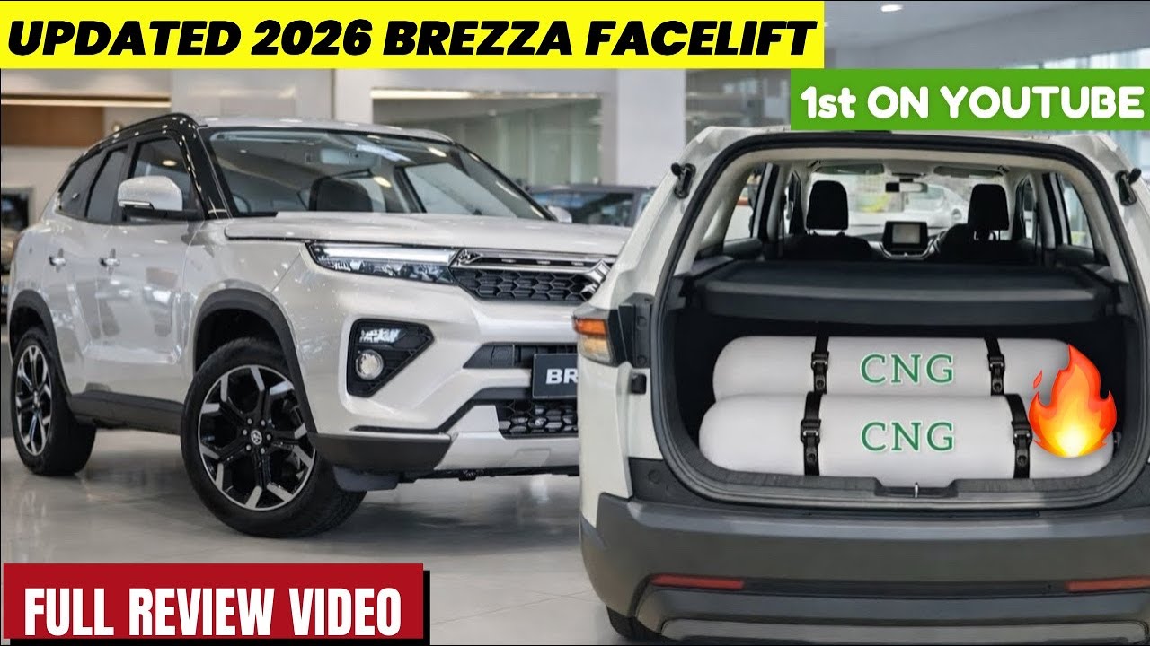 Brezza Facelift 2026 | Fully Leaked 🔥 Launching on Jan 2026 | Underbody ...
