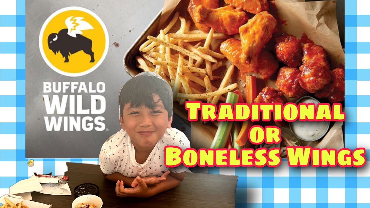BUFFALO WILD WINGS 🦬💸 || Traditional & Boneless Wings Combo - YouTube