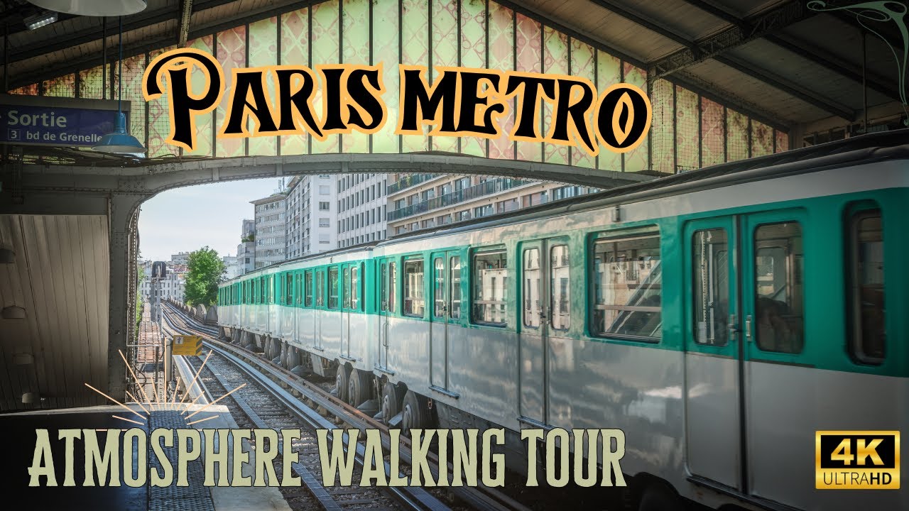 [4K] 🚇 Real Paris Metro experience: walk with Commuters, Scenic Rides ...