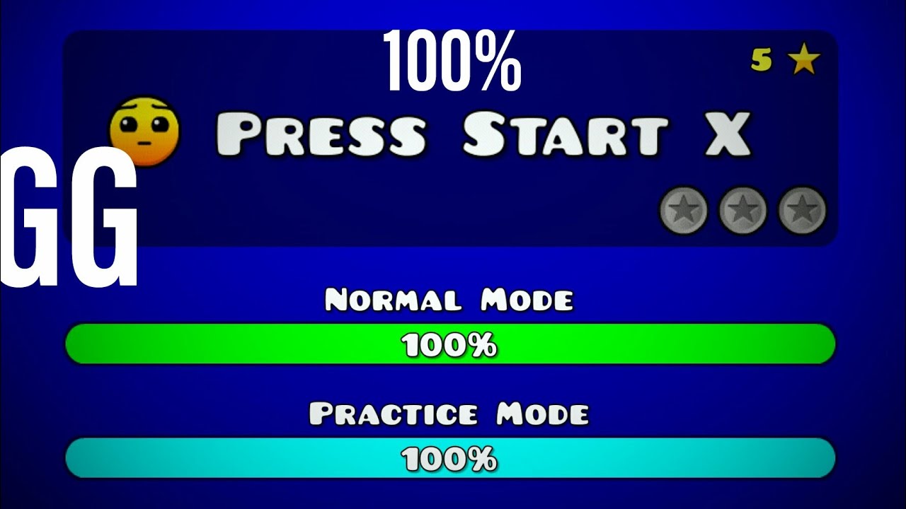 Press Start X 100%(Hard)/Kevinx - YouTube