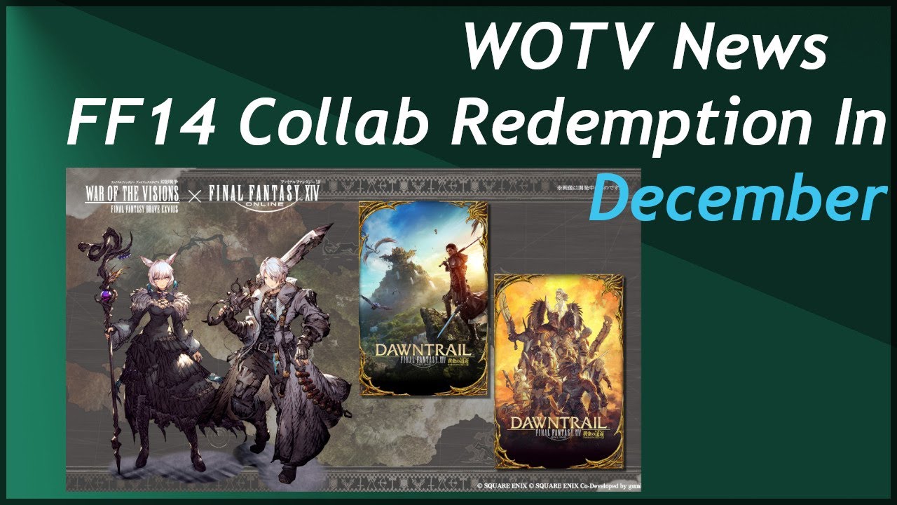 WOTV News: FF14 Returns In December - YouTube