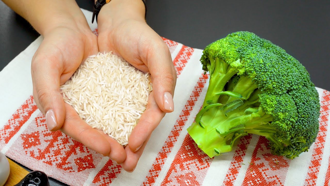 I make broccoli and rice like this every weekend! A delicious broccoli ...