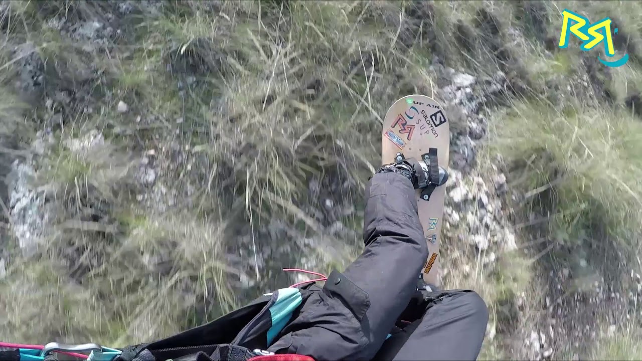 PARAGLIDING BOARD speed surfing - YouTube