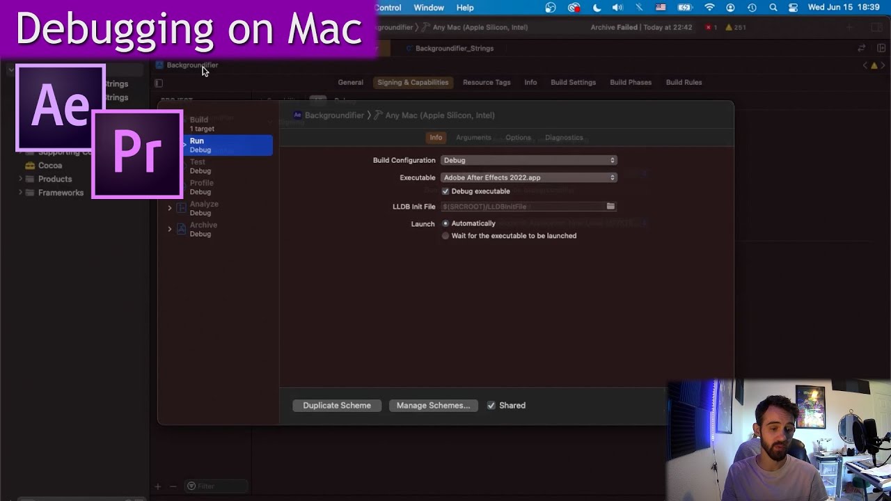 Adobe Plugin QuickTip - Debugging On Mac - YouTube