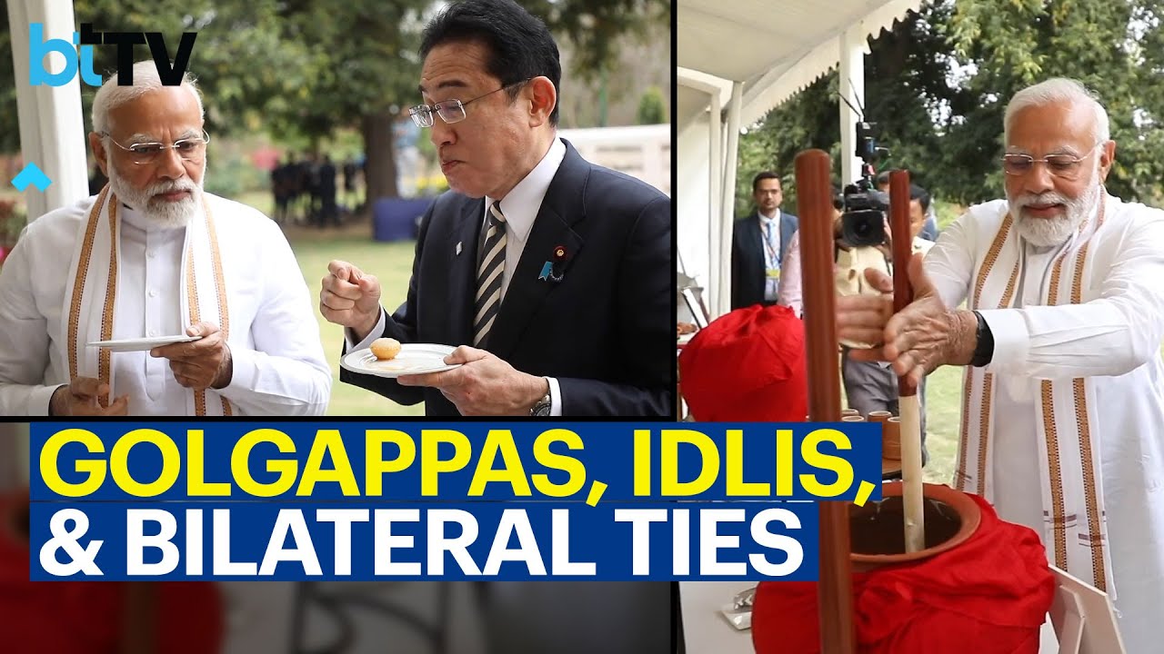 PM Modi And PM Kishida Relished Golgappas, Aam Panna & Idlis In Lush ...