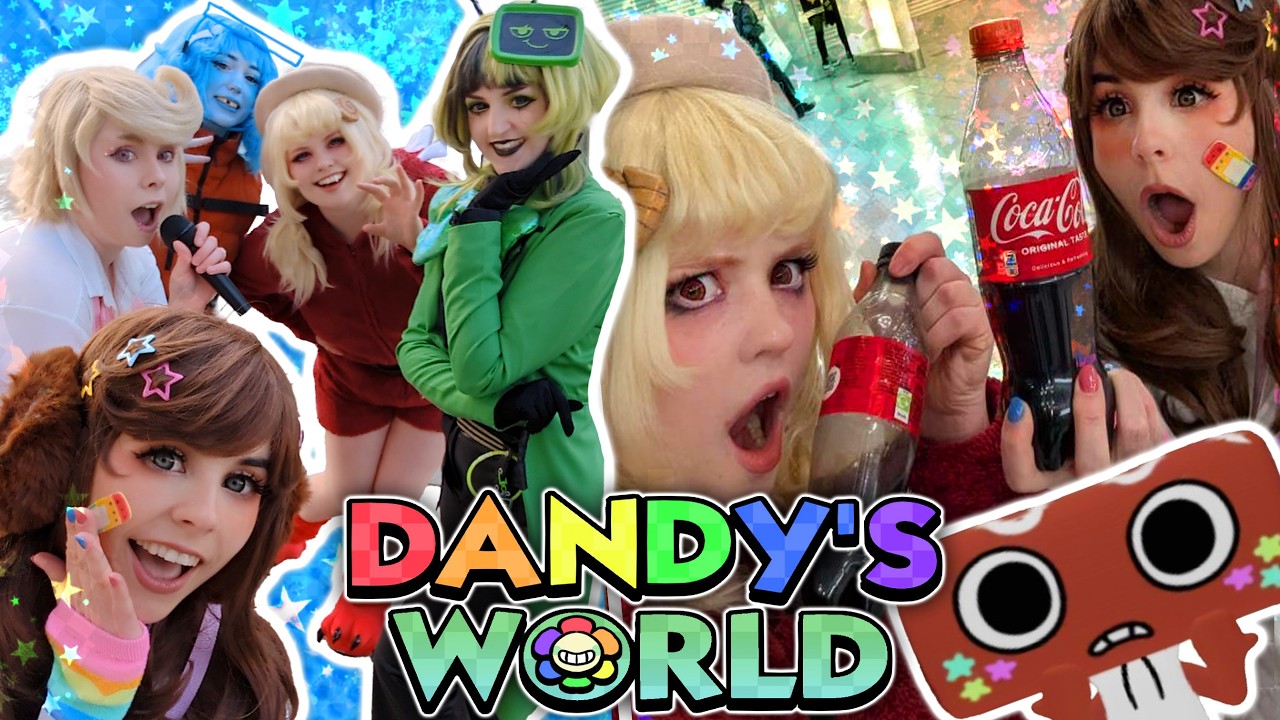 DANDY'S WORLD cosplay group at Megacon London vlog! - YouTube