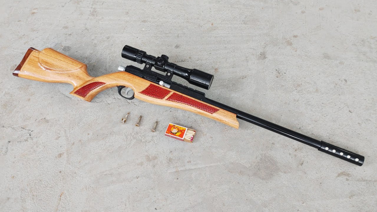 DIY GUN - How to make a super powerful gun with matches, Ideas for you ...