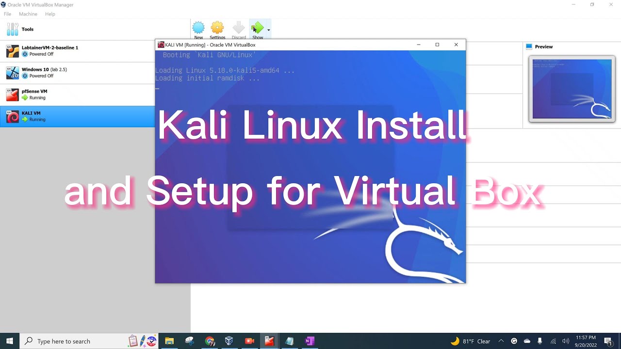# 2- KALI VM INSTALL AND SETUP (VIRTUALBOX) - YouTube