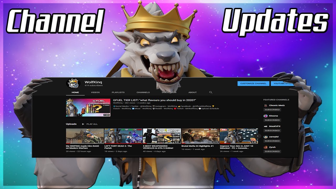 2020 Youtube Channel Update - YouTube