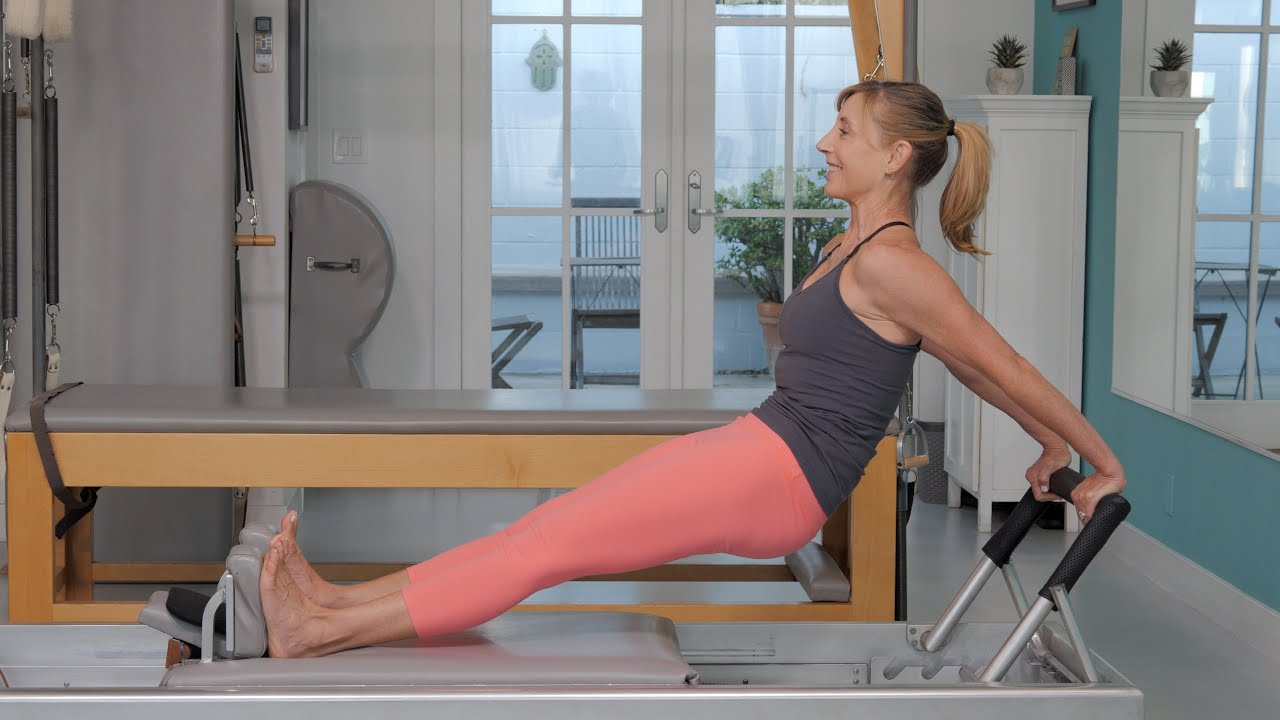 Pilates Reformer Encyclopedia: Long Back Stretch - YouTube