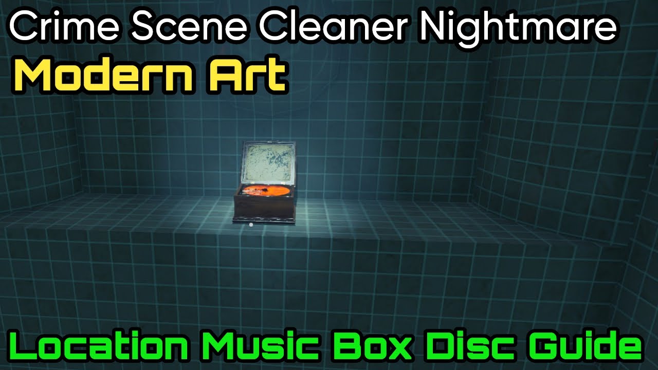 Crime Scene Cleaner Nightmare: Modern Art, Location Music Box Disc ...