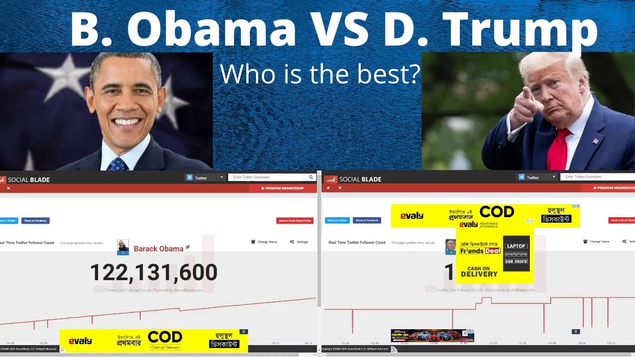 Barack Obama VS Donald Trump - YouTube