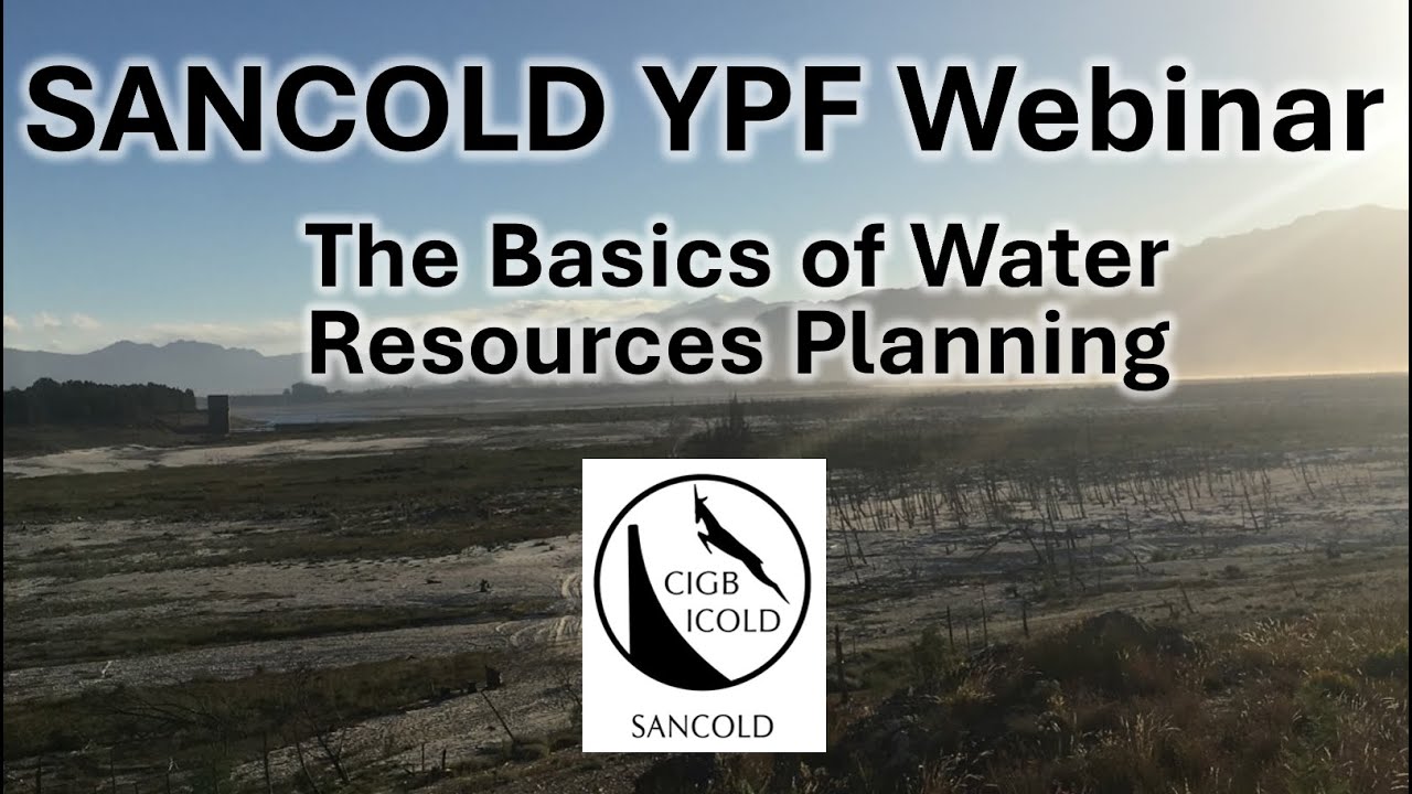SANCOLD YPF Webinar: The Basics of Water Resources Planning - YouTube