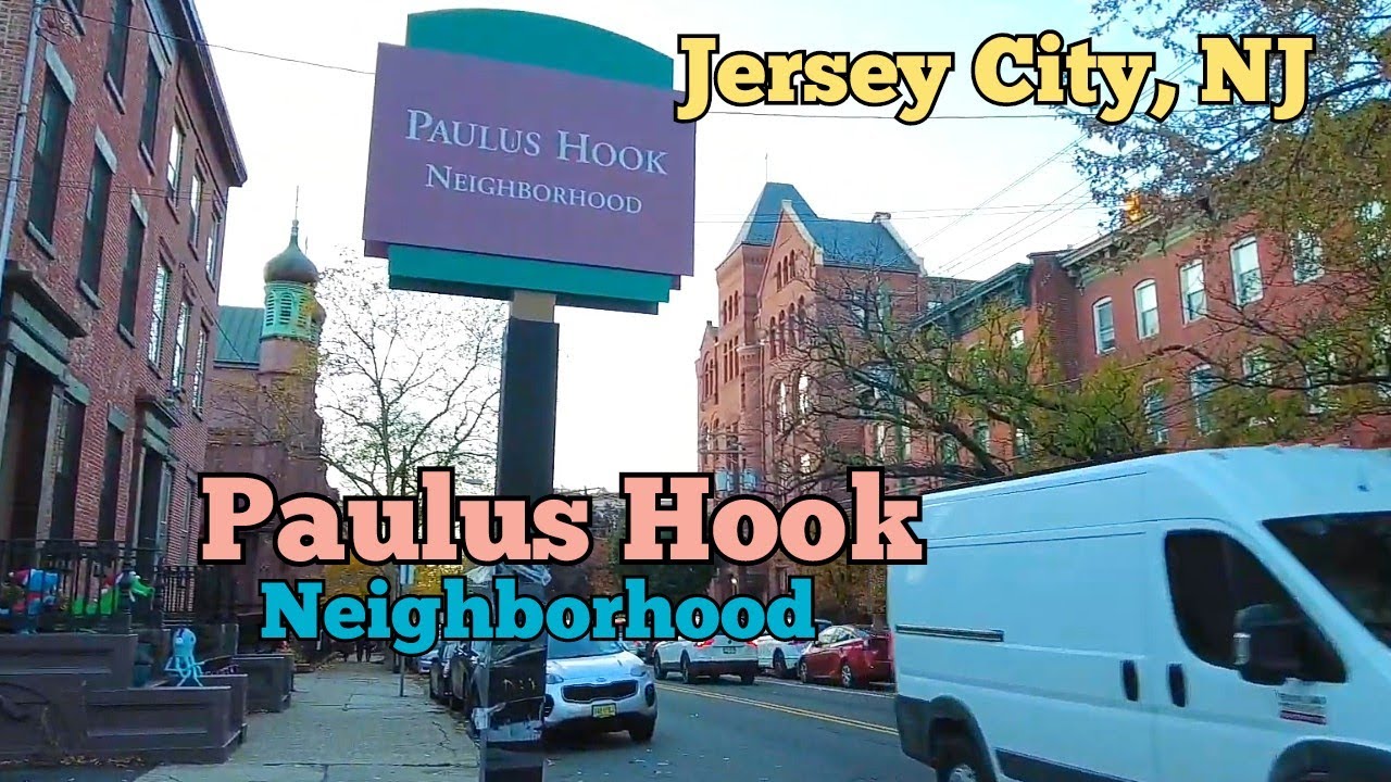 Walking tour inside Paulus Hook neighborhood in Jersey City, New Jersey ...