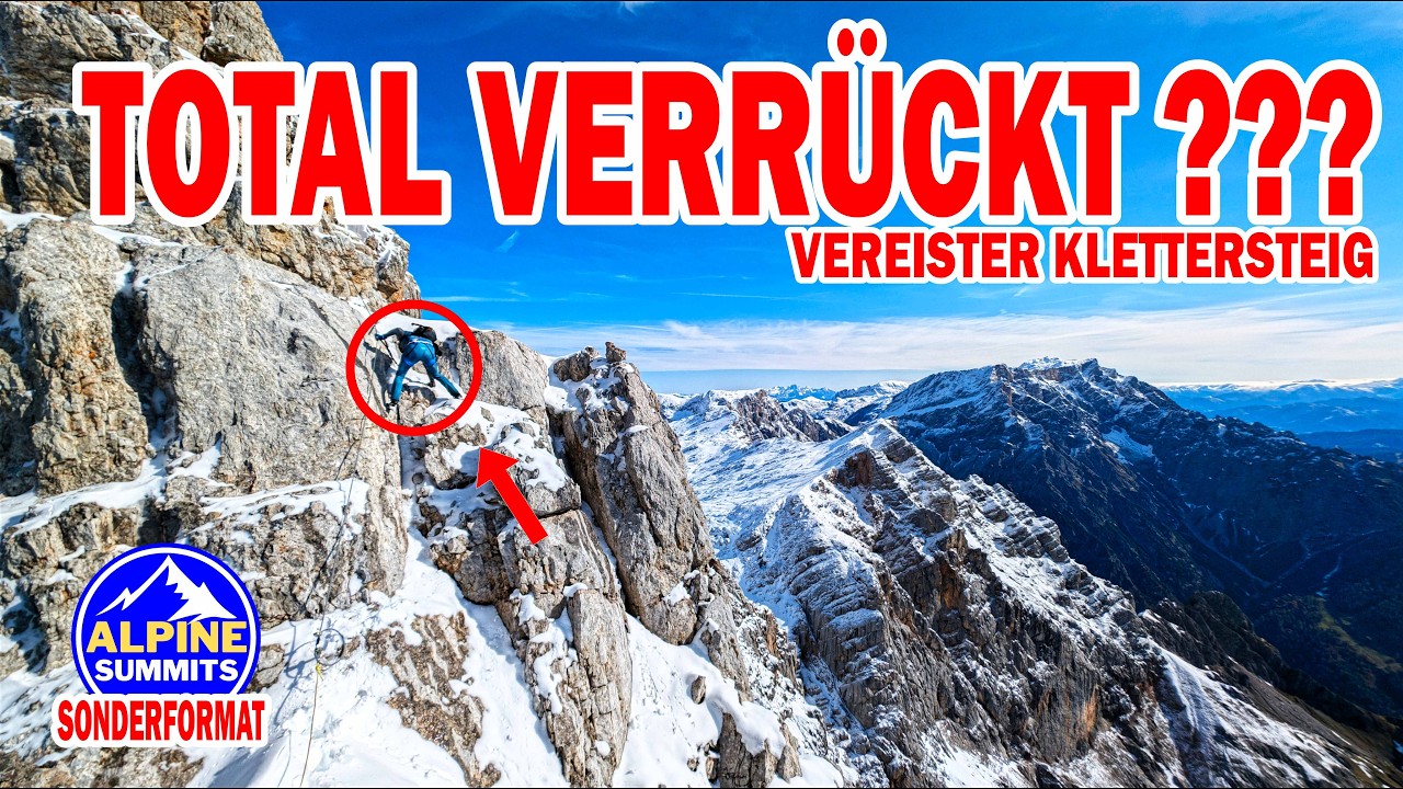 Selbhorn Herzogsteig | VEREISTER KLETTERSTEIG - TOTAL VERRÜCKT ??? # ...