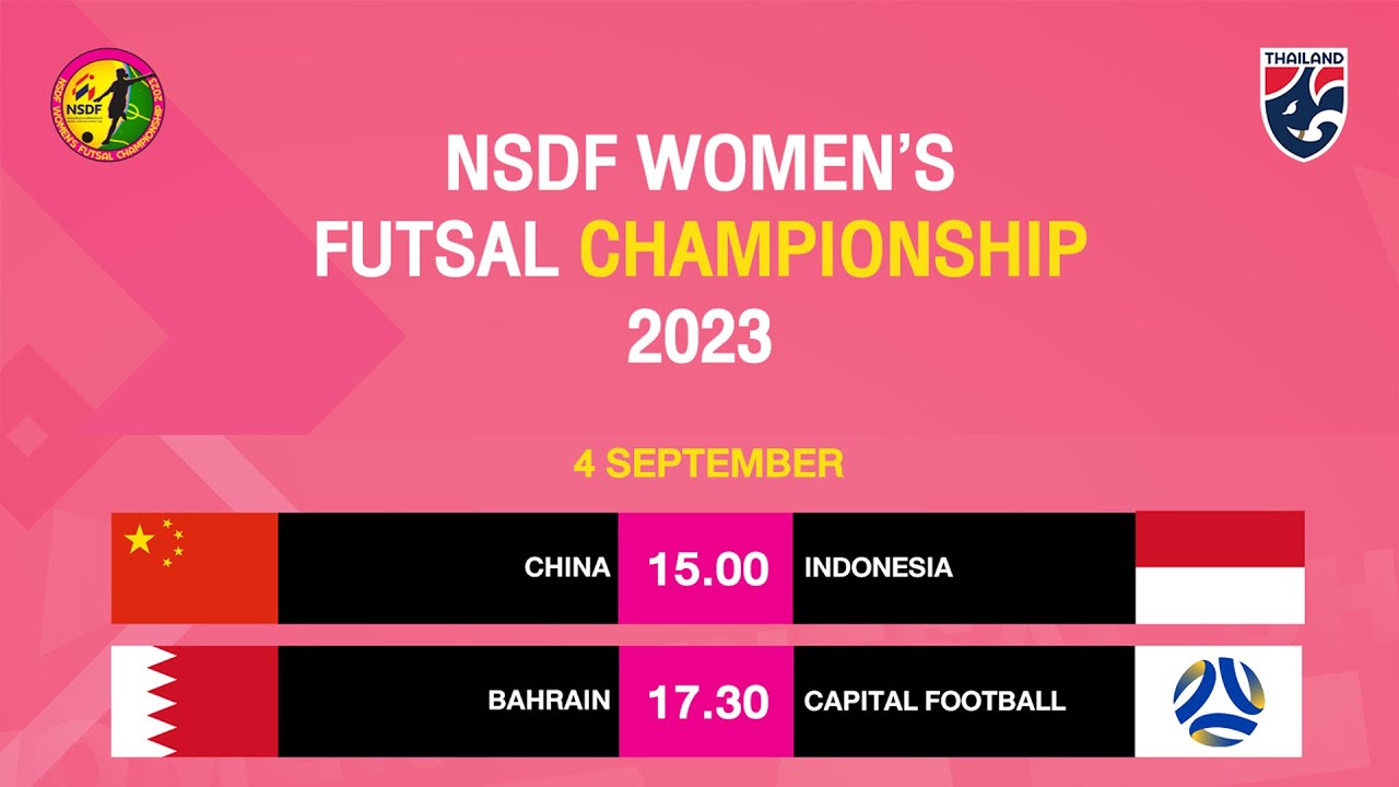 CHINA - INDONESIA : NSDF Women's Futsal Championship 2023 - YouTube