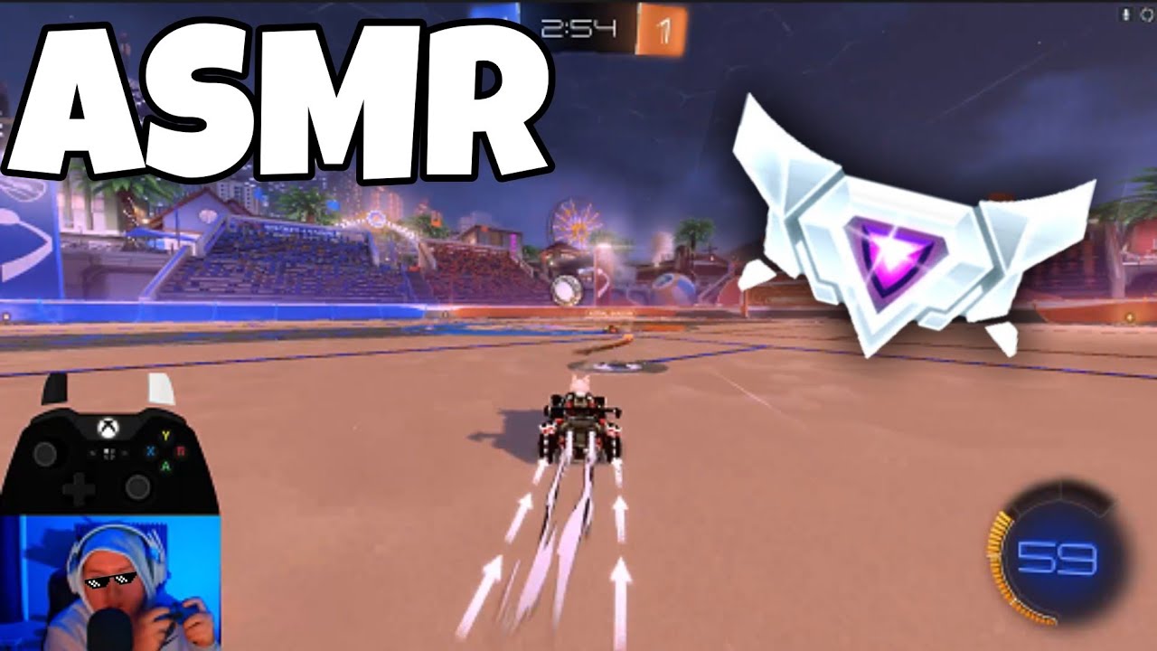ASMR | Rocket League SSL Gameplay | Controller and Mouth Sounds - YouTube