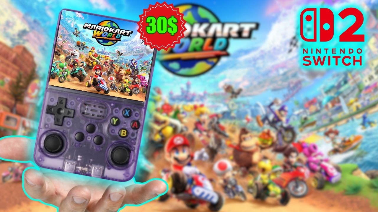 TOP Mario Kart Compilation On This 30$ Gaming Console | R36S Gameplay ...